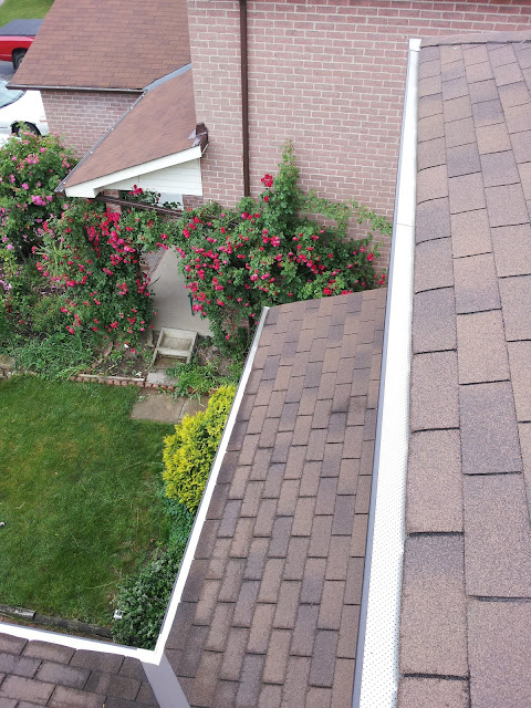 New eavestrough system with T-Rex guter guard – Eavestrough | Siding ...